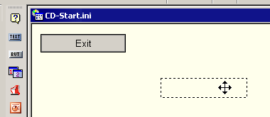 CD Menu Creator: Inserting a Button